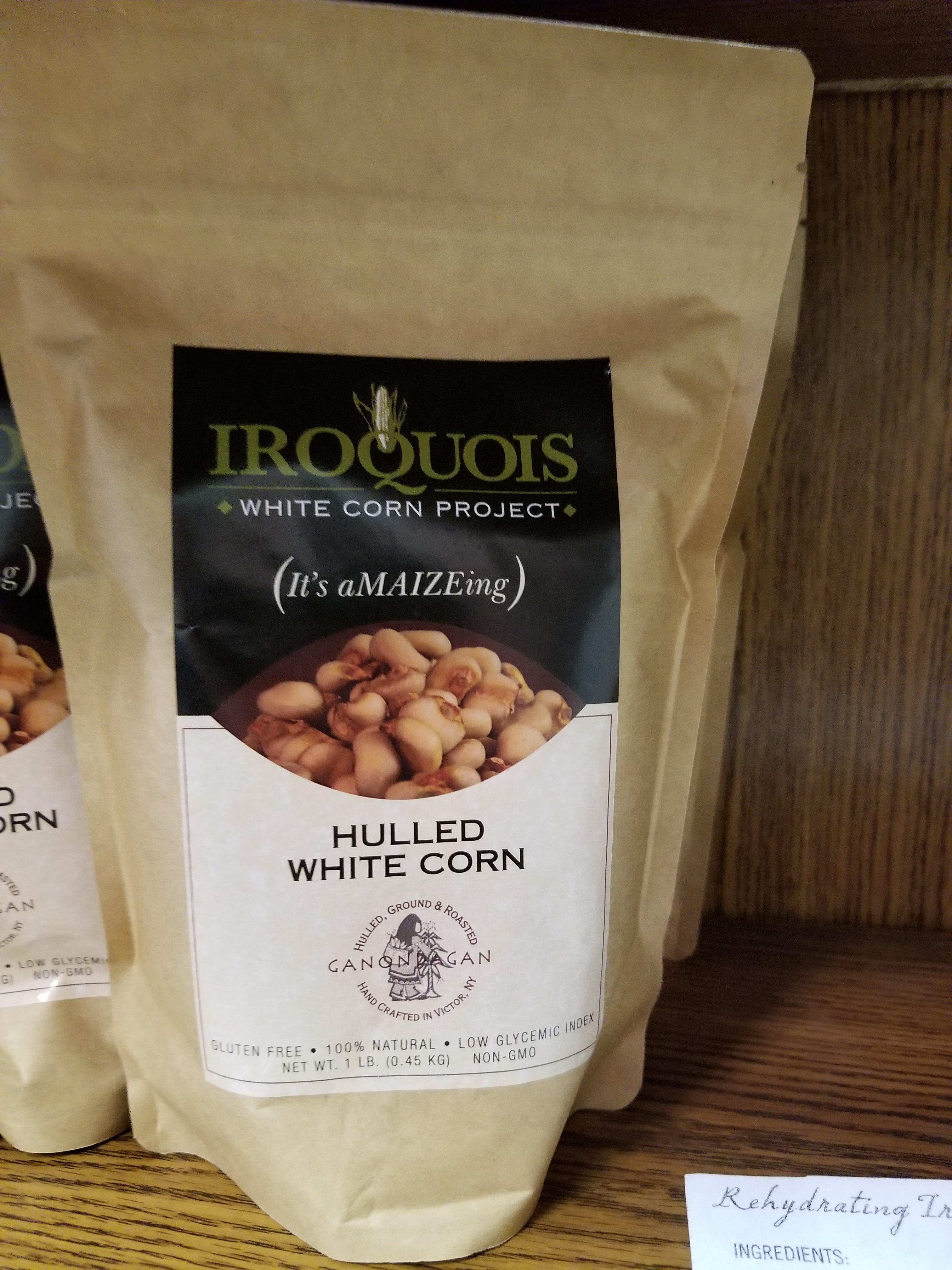 Hulled White Corn | Skänoñh Center