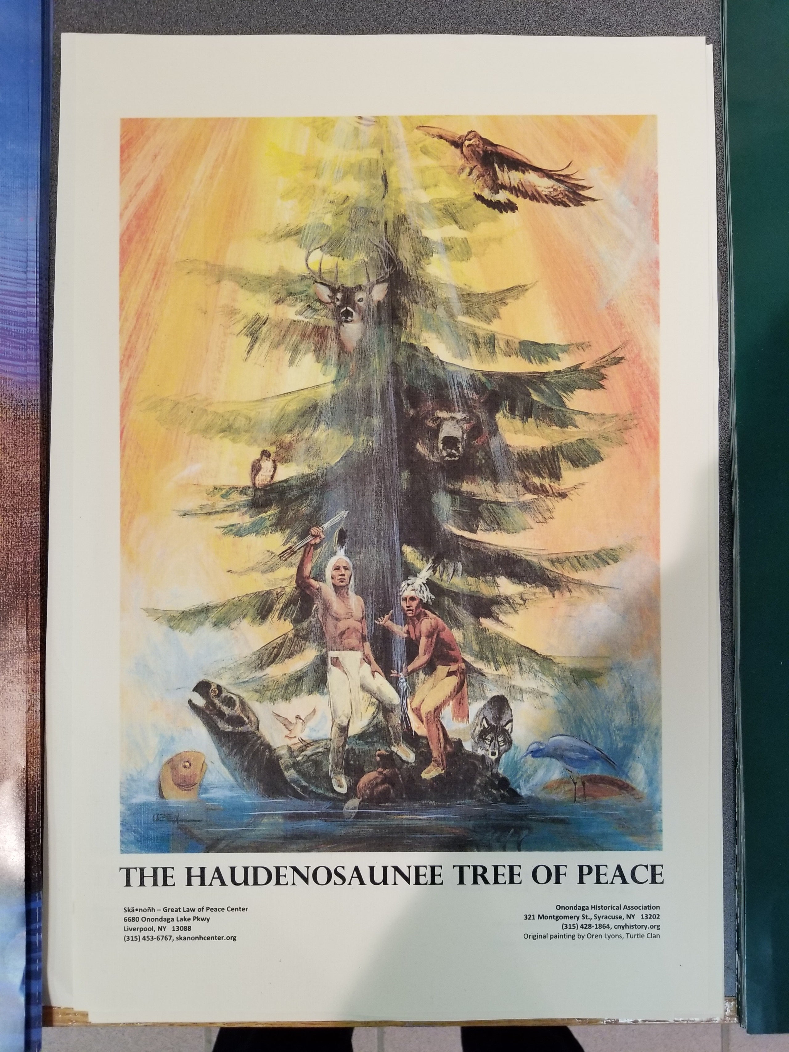 Peace Tree Poster